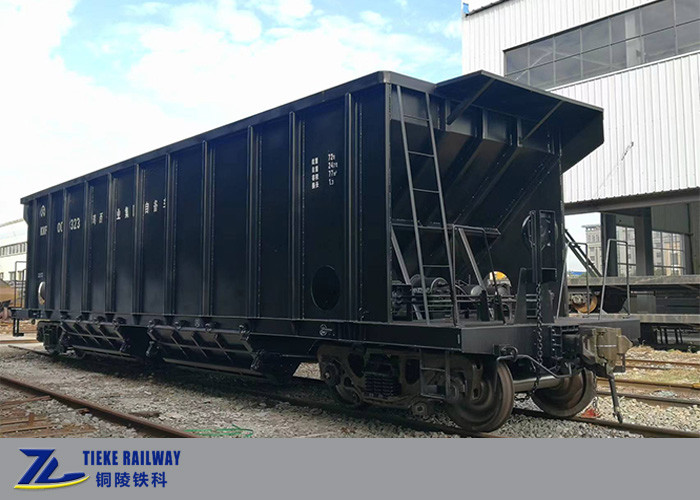 Auto Air Control Unloading Coal Hopper Wagon 70T Pay Load 1435mm Rail Gauge