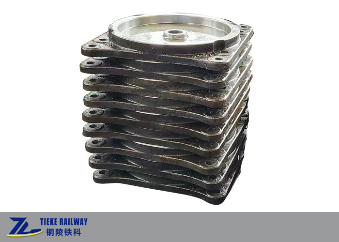 Railway Bogie Parts Lower Pivot Plate Bogie Center Plate Casting Bogie ...