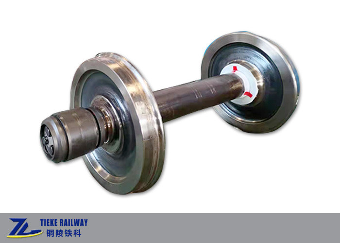 Train Wheelset 860mm Forged Rail Wheel Axle Assembly 13t Axle Load KSR Approved