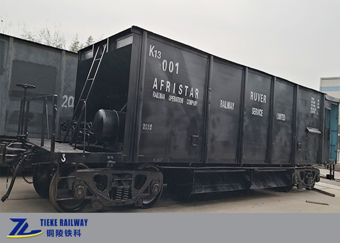 Covered Iron Ore Railway Hopper Wagons 60 Tons Load UIC EN standard