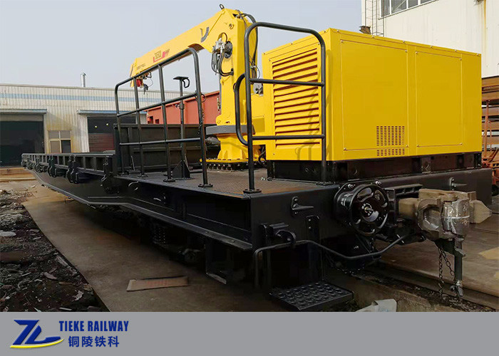 Customized Railway Freight Car 10t Lifting Crane Wagon 120km/H TB Provision
