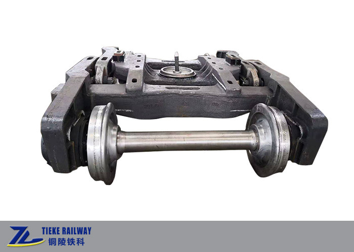 100t Load Rail Car Railway Wagon Bogie Three Axles Reinforced Structure