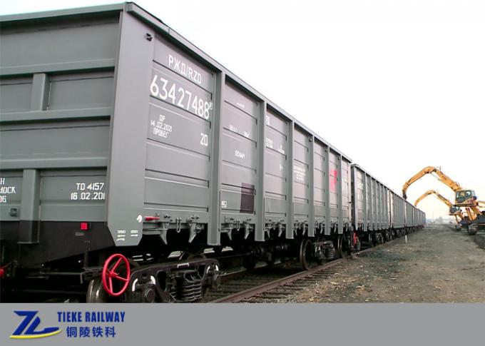 GOST Standard Container Flatbed Rail Car 1520mm Railway Gauge In CIS ...