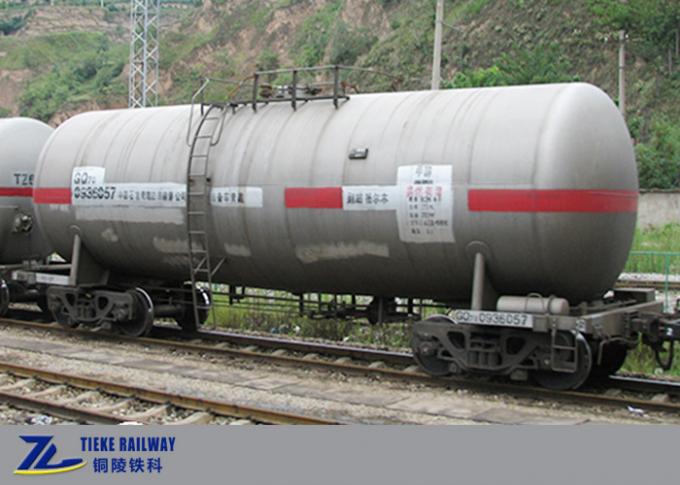 Gas Kerosene Diesel Railway Oil Tank Wagons 70t Light Chemical Fuel Wagon