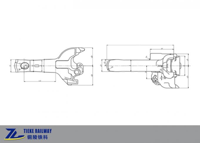 AAR F AAR E Railroad Knuckle Coupler E60EE SE60DE For Freight Car