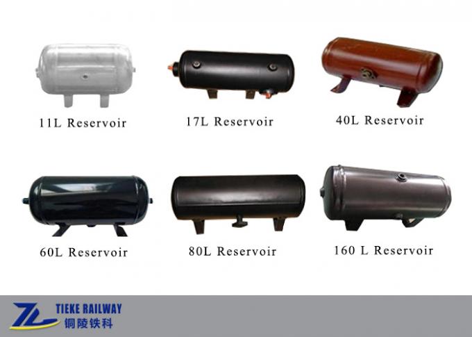 Railway Wagon Air Brake Parts 160L Air Reservoir Auxiliary Air Tank