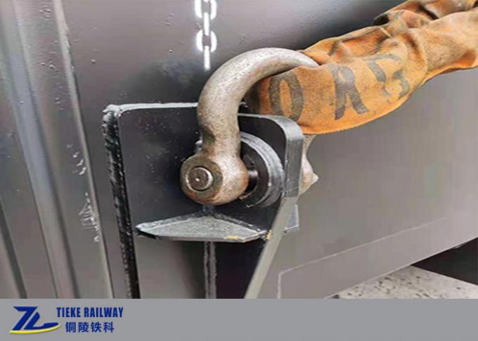 Pneumatic Unloading Ore Hopper Wagons 60t Loading Freight Train