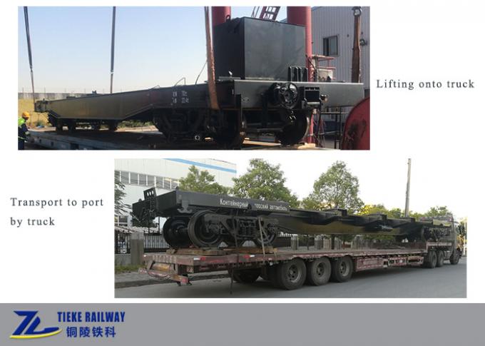 78t Intermodal Container Flat Wagon Car train For 20 Feet Containers
