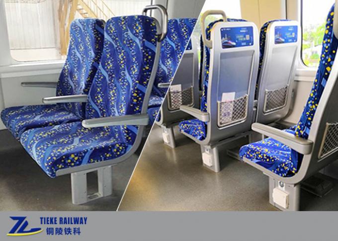 Urban Rail Passenger Seat Ergonomic Cushion Fixed Stainless Steel