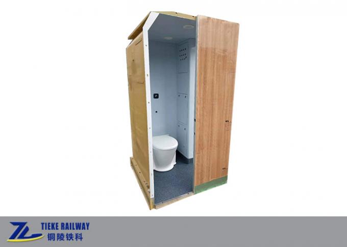 Railway Toilet Locomotive Bathroom Module FPR HPL Material