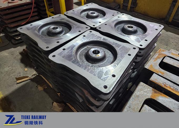 Forging Steel Freight Car Body Upper Center Plate Railway Pivot Plate