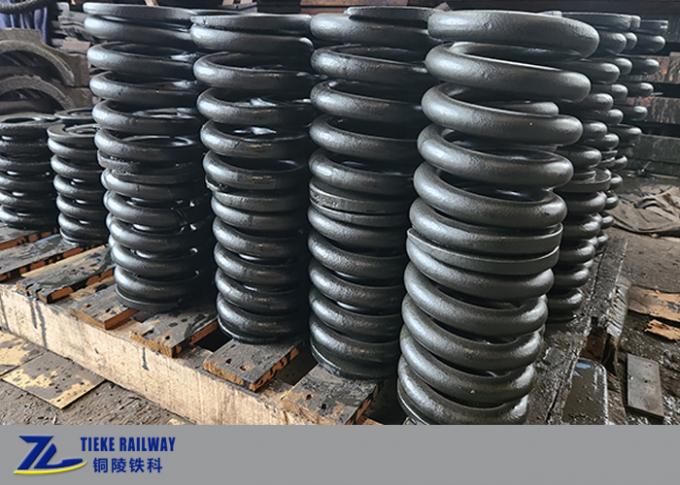 DIN 2096 Railway Bogie Parts Bogie Coil Springs 60Si2CrVAT / 60Si2CrVA