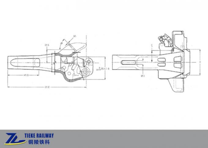 AAR F AAR E Railroad Knuckle Coupler E60EE SE60DE For Freight Car